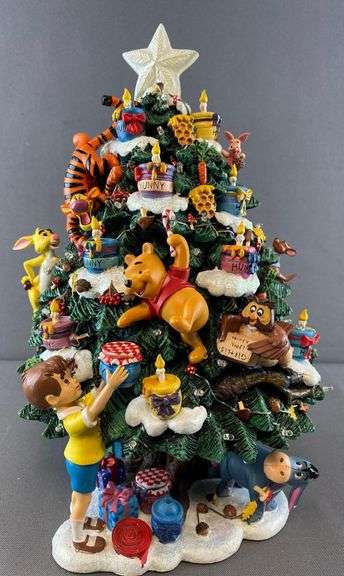 Danbury Mint Winnie the Pooh lighted Christmas Tree - Matthew Bullock ...