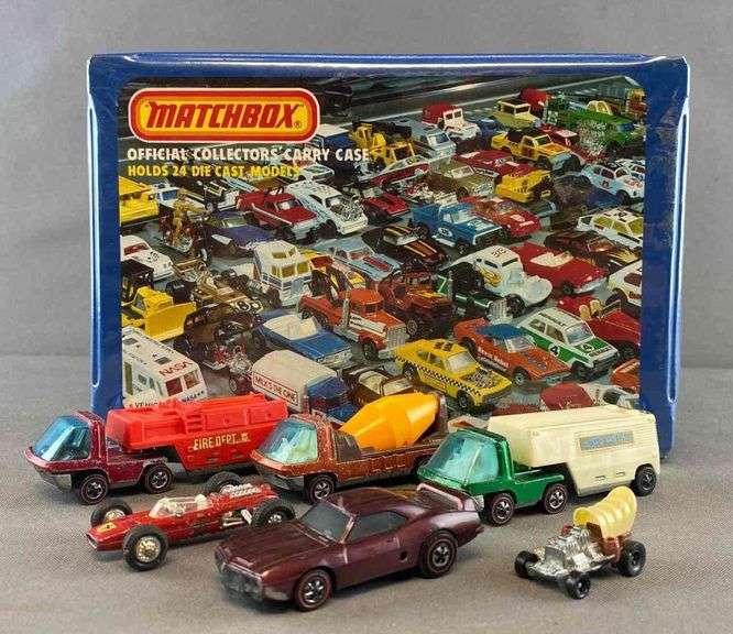Matchbox Collector Case with assorted die-cast vehicles - Matthew ...