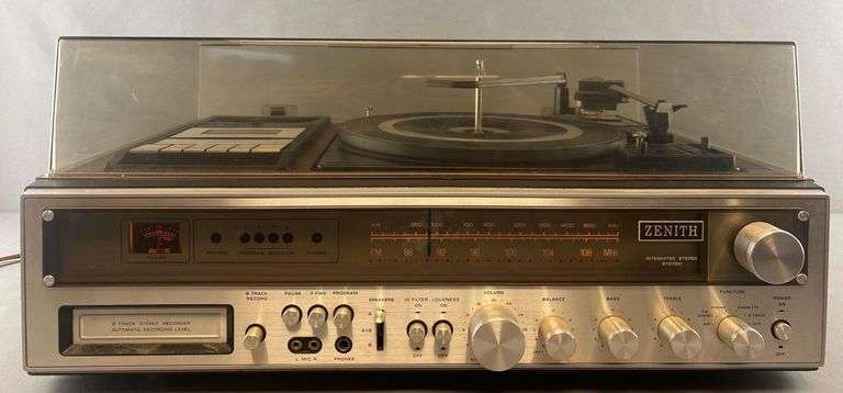 Vintage Zenith Integrated Stereo System - Matthew Bullock Auctioneers