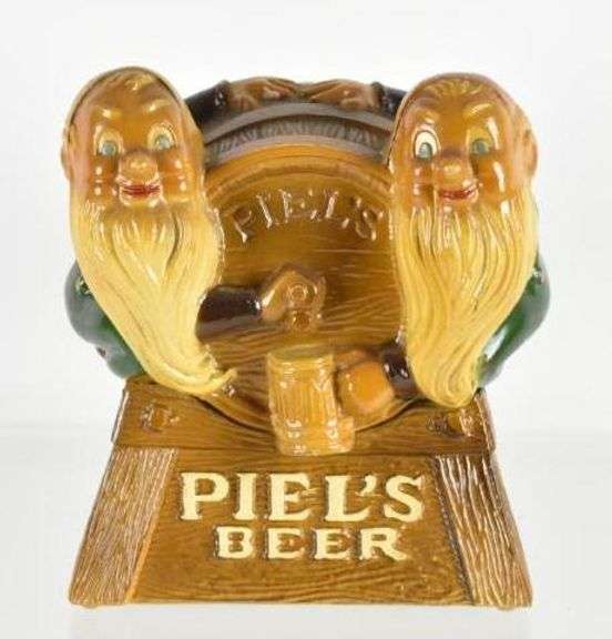 Vintage Piels Beer Advertising Countertop Metal Bottle Display ...