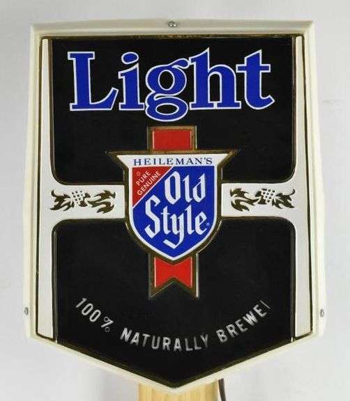 Vintage Old Style Light Advertising Light Up Motion Beer Sign - Matthew ...