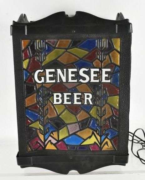 Vintage Genesee Beer Light Up Advertising Hanging Beer Sign - Matthew ...
