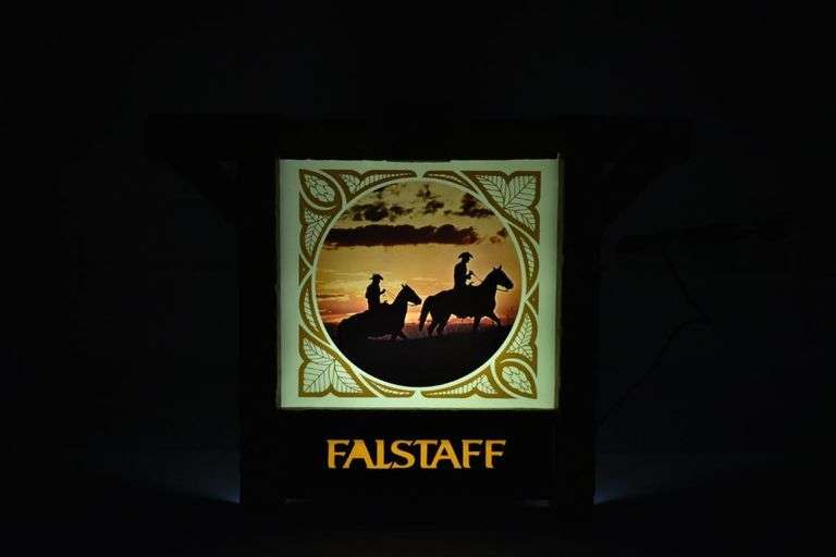 Vintage Falstaff Beer Light Up Advertising Beer Sign - Matthew Bullock ...