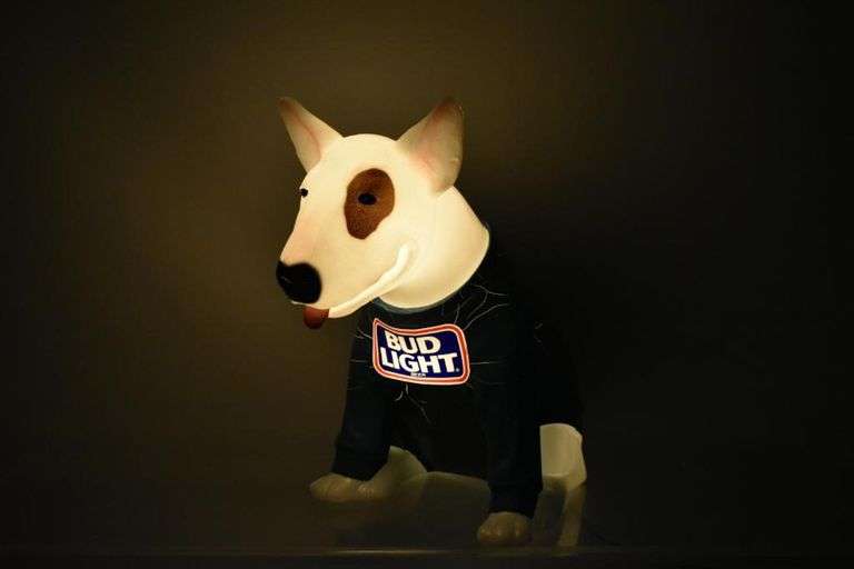 Bud Light Advertising Light Up Spuds McKenzie Beer Statue - Matthew ...