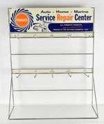 Vintage Permatex Daytona 300 Advertising Service Station Display Rack ...