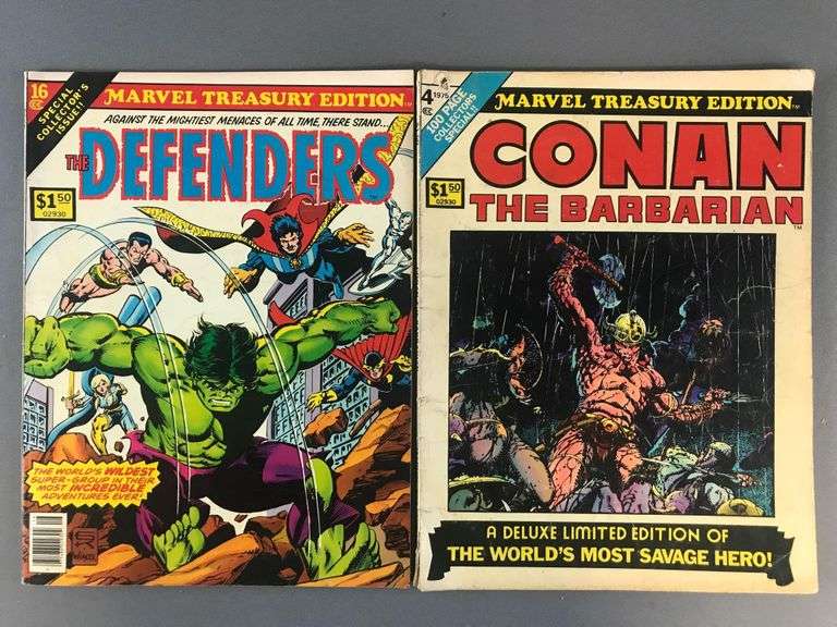 Group of 9 Marvel Treasury Edition Comic Books - Matthew Bullock ...