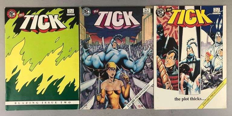 Group of 3 New England Comics The Tick Comic Books - Matthew Bullock ...