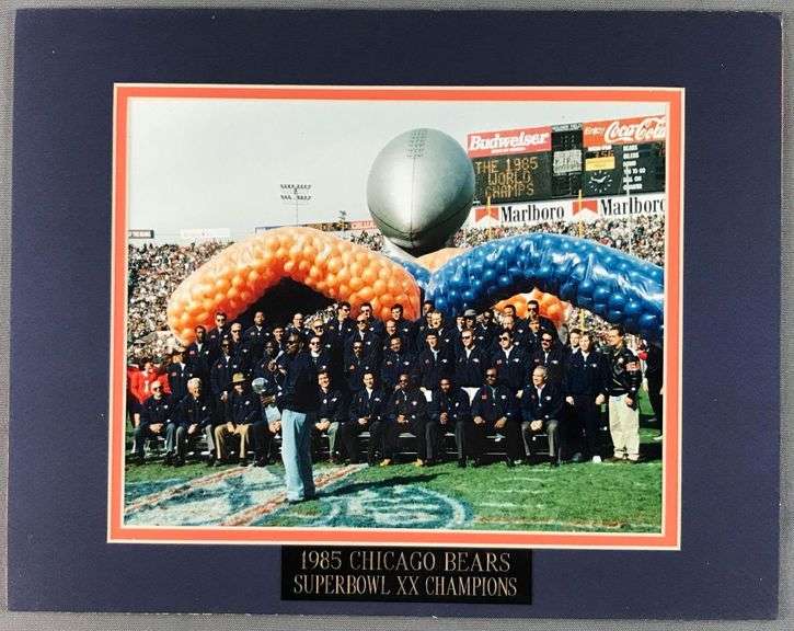 85 Chicago Bears Super Bowl Champions matte photo - Matthew Bullock ...