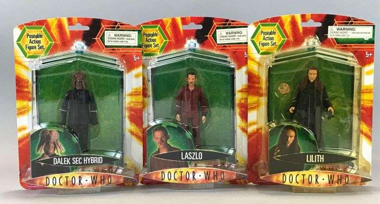 Group of 3 Character Options Ltd Doctor Who action figures - Matthew ...
