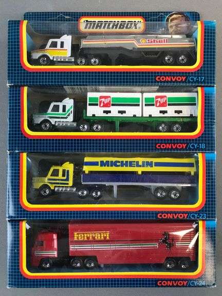 Group of 4 Matchbox Convoy die-cast tractor-trailers - Matthew Bullock ...