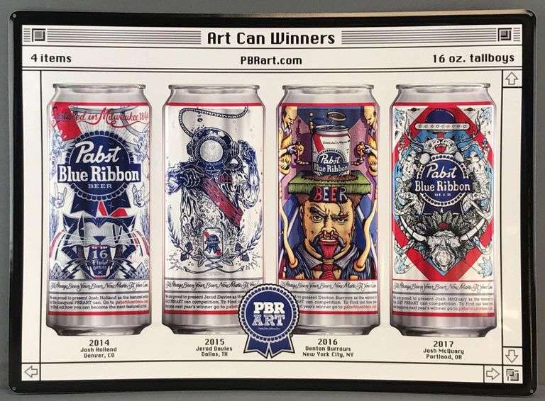 Modern PBR metal advertising sign - Matthew Bullock Auctioneers