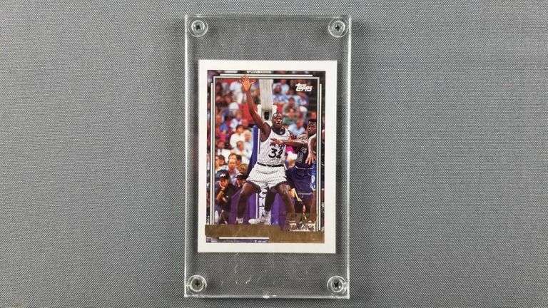 1992 Topps Gold Shaquille ONeal rookie basketball card - Matthew ...