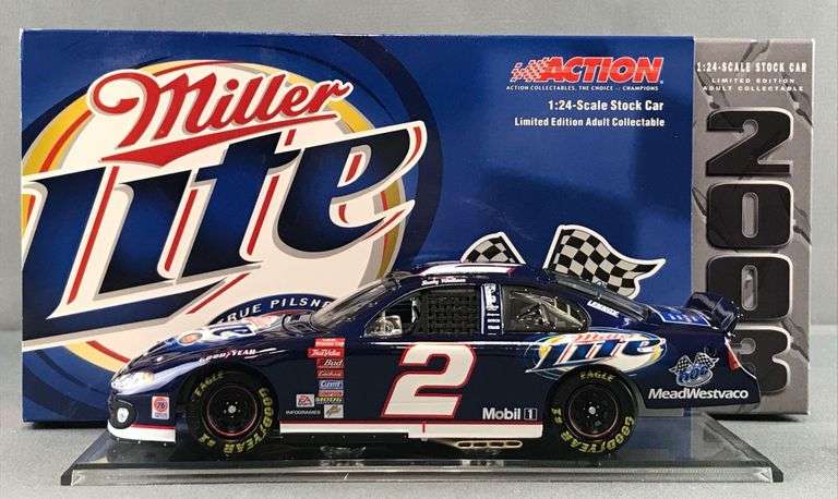 Action Rusty Wallace Miller Lite die-cast vehicle - Matthew Bullock ...