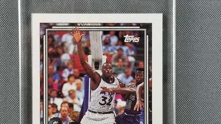 1992 Topps Gold Shaquille ONeal rookie basketball card - Matthew ...