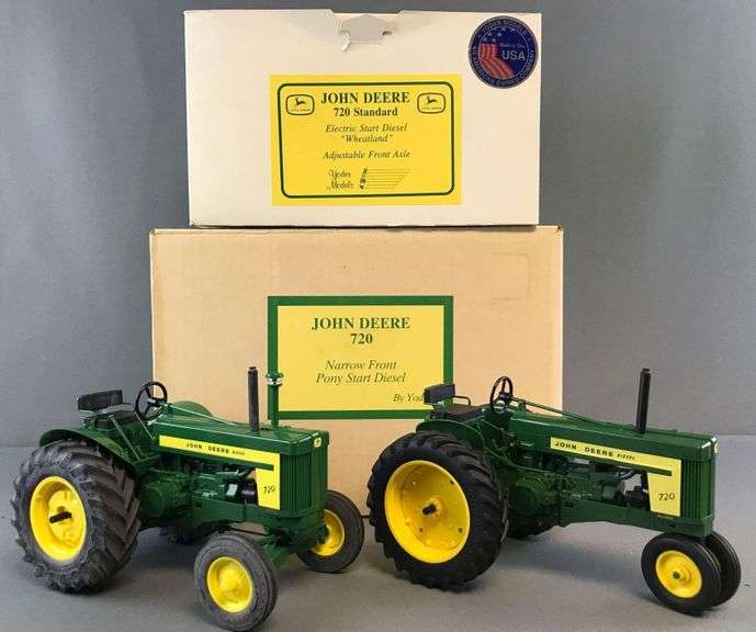 Group of 2 Yoder Models John Deere Tractors - Matthew Bullock Auctioneers