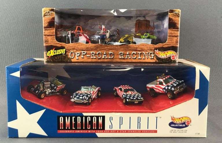 Group of 2 Hot Wheels die-cast vehicle sets in original original ...