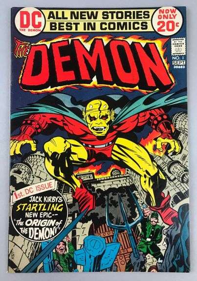 Dc Comics The Demon no. 1 comic book - Matthew Bullock Auctioneers