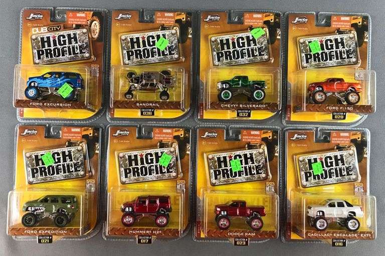 Group of 8 Jada Toy High Profile Vehicles Vehicles - Matthew Bullock ...