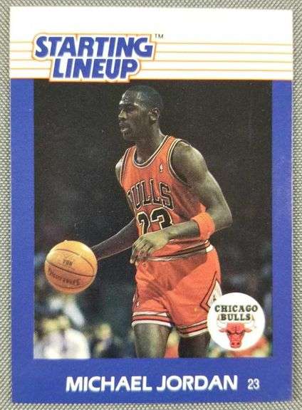 1988 Starting Lineup Michael Jordan card - Matthew Bullock Auctioneers