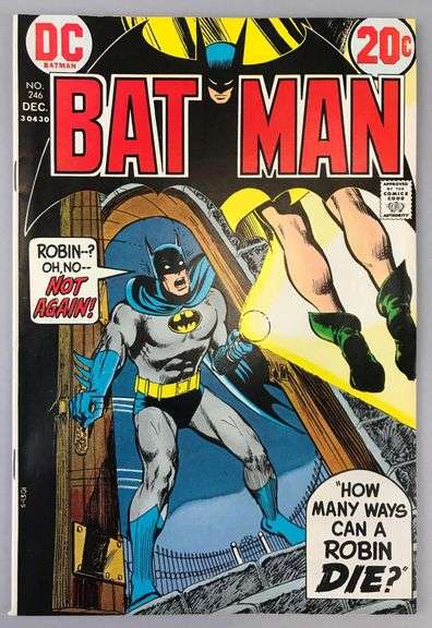 DC Comics Batman no. 246 comic book - Matthew Bullock Auctioneers