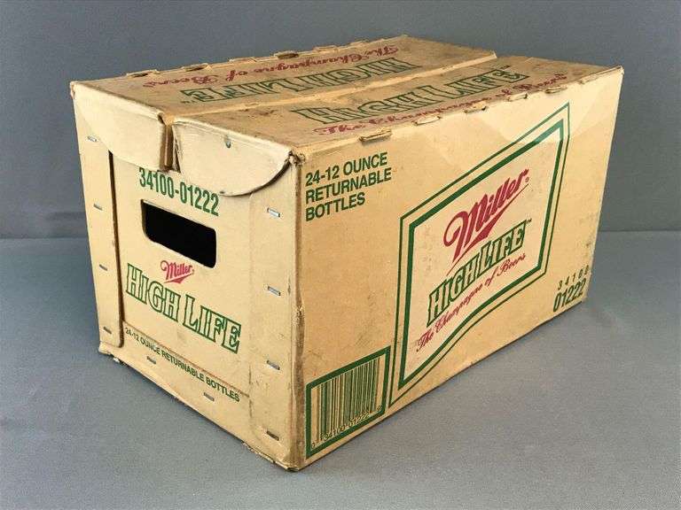 Miller High Life box - Matthew Bullock Auctioneers