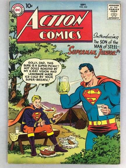 DC Comics Action Comics No. 232 Comic Book - Matthew Bullock Auctioneers