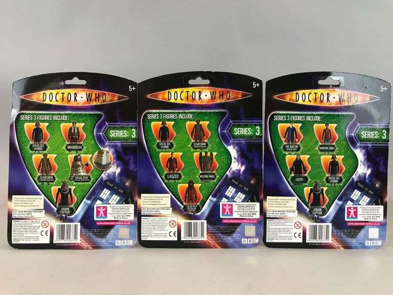 Group of 3 Character Options Ltd Doctor Who action figures - Matthew ...