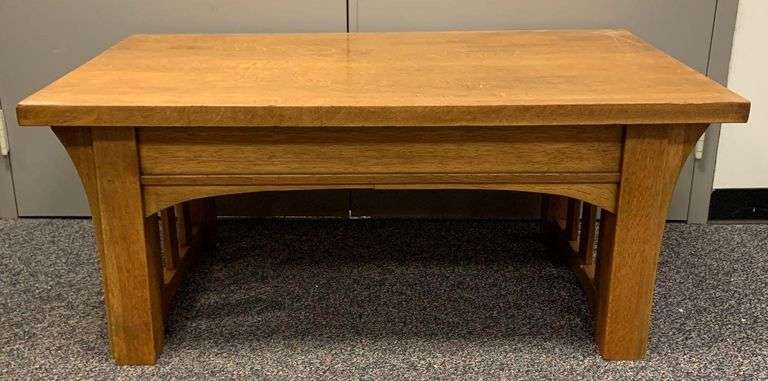 Antique quartersawn oak mission style coffee table - Matthew Bullock ...