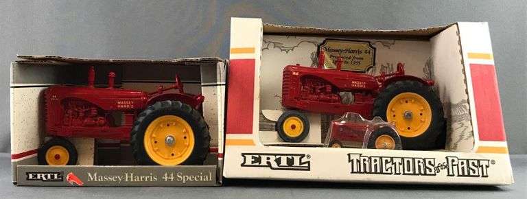 Group of 2 Ertl Massey-Harris 44 die-cast tractor - Matthew Bullock Auctioneers