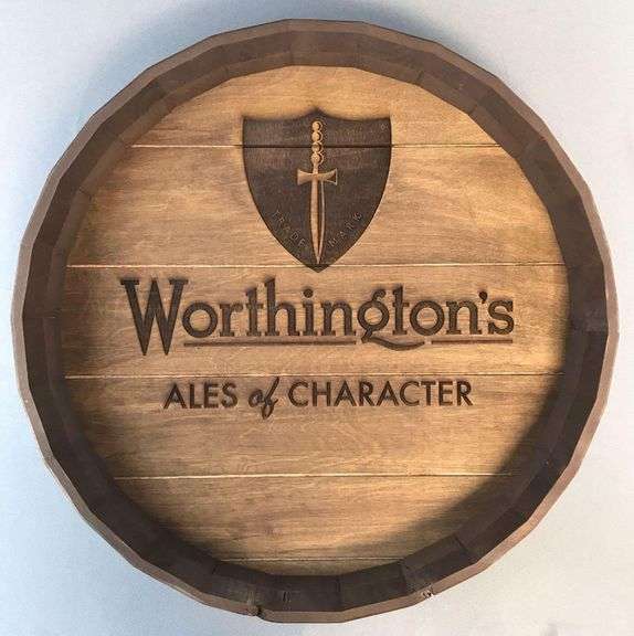 Worthingtons Ales of Character advertising sign - Matthew Bullock ...