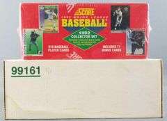 1991, 1992 Score baseball card sets - Matthew Bullock Auctioneers
