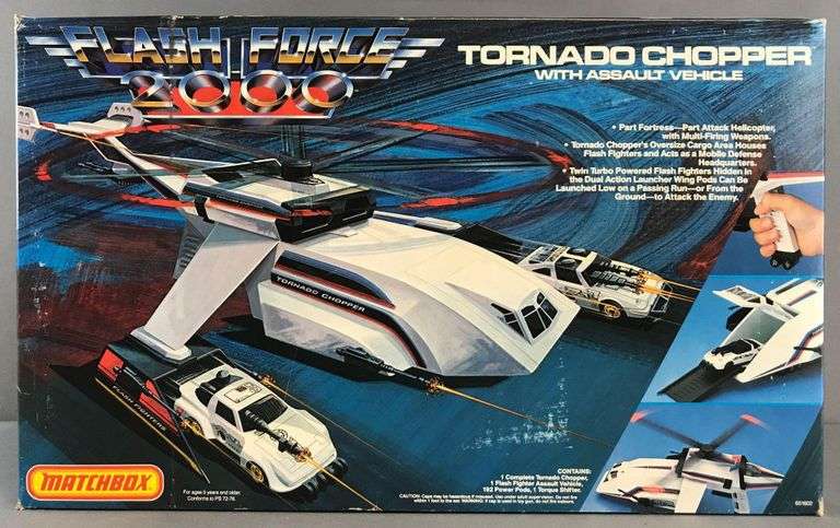 Matchbox Flash Force 2000 Tornado Chopper with Assault Vehicle ...