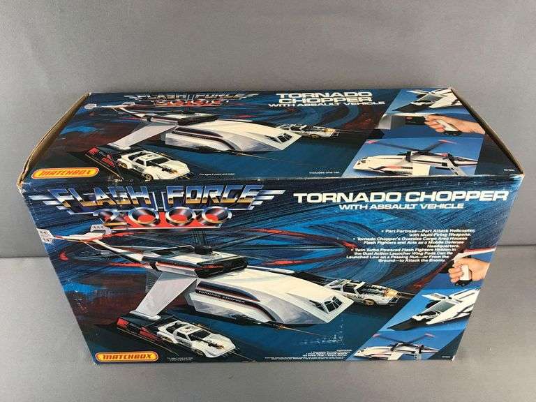 Matchbox Flash Force 2000 Tornado Chopper with Assault Vehicle ...