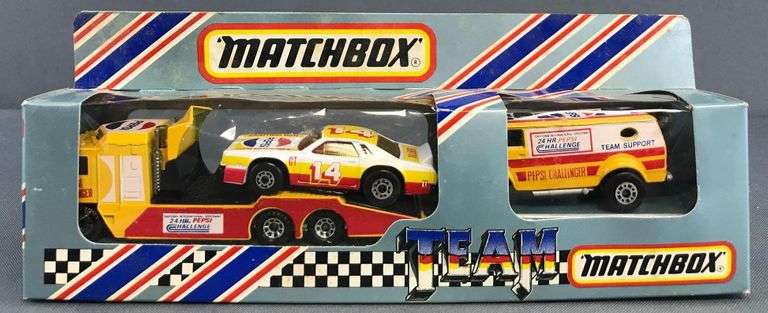 Team Matchbox No. TM 2 Pepsi Race Set - Matthew Bullock Auctioneers