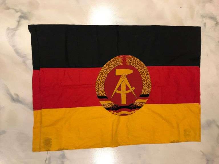 Pair of Communist Flags - Matthew Bullock Auctioneers