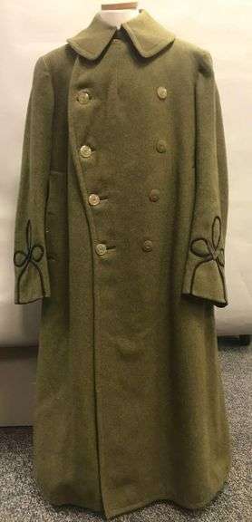 WW1 Military Wool Trenchcoat - Matthew Bullock Auctioneers