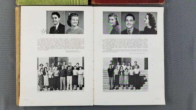 Group of 4 vintage Alexander Hamilton high school yearbooks - Matthew ...