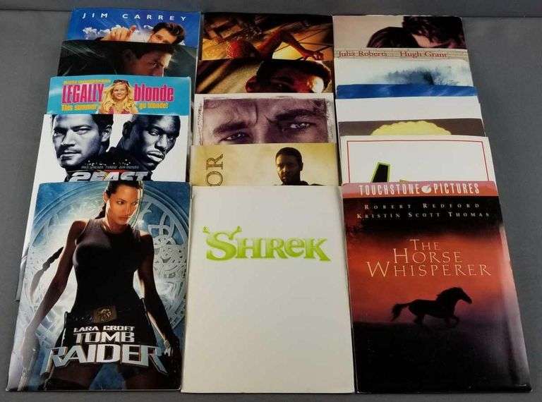 Group of movie press kits - Matthew Bullock Auctioneers