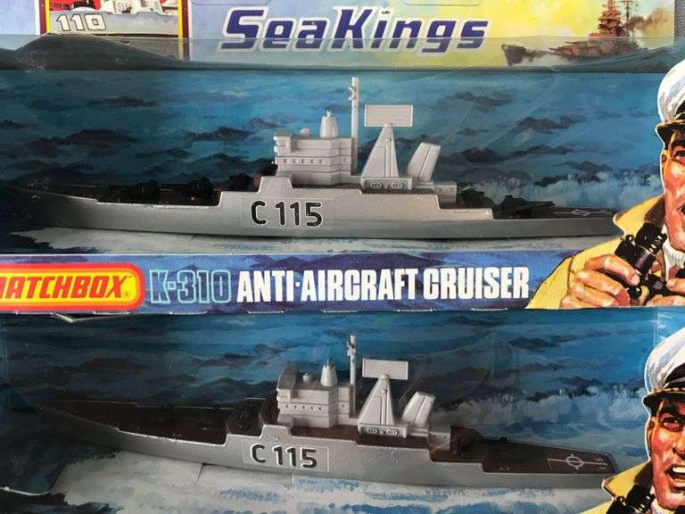 Group of 4 Matchbox Sea Kings No. K-310 Anti-Aircraft Cruiser - Matthew ...