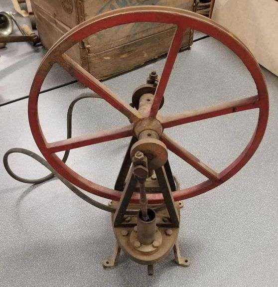 Antique pump wheel - Matthew Bullock Auctioneers