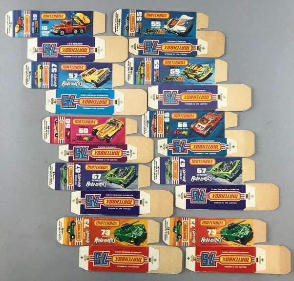 Group of 10 Matchbox J Type Boxes - Matthew Bullock Auctioneers