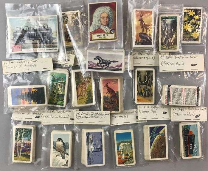 Group of 400+ assorted vintage trade cards - Matthew Bullock Auctioneers