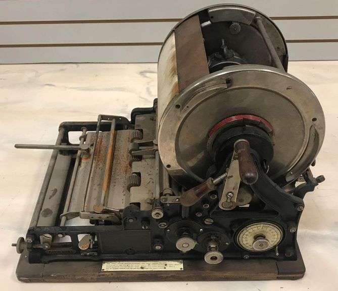 Vintage Mimeograph Machine - Matthew Bullock Auctioneers