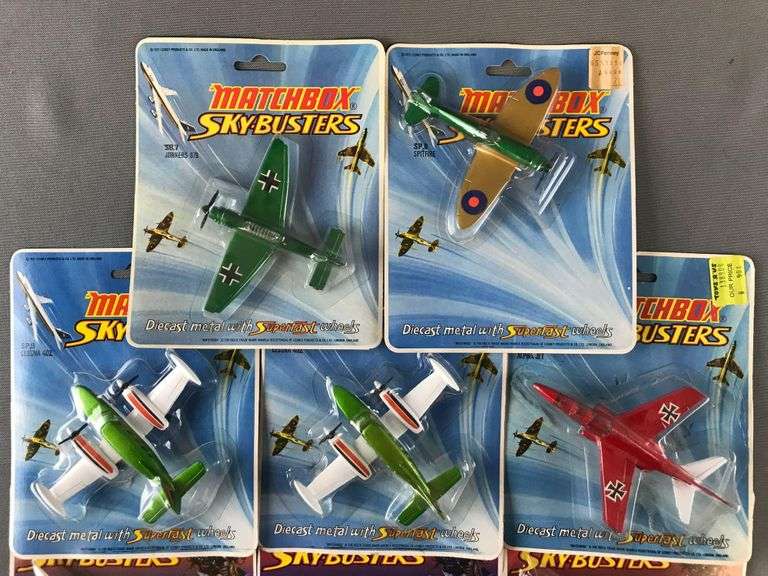 Group of 11 Matchbox Sky-Busters die-cast aircraft - Matthew Bullock ...