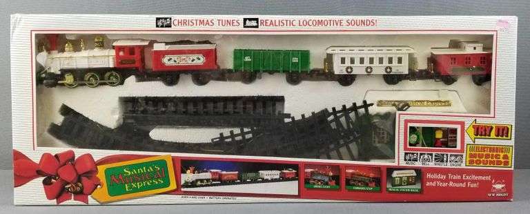 Santa Musical Express toy train set - Matthew Bullock Auctioneers