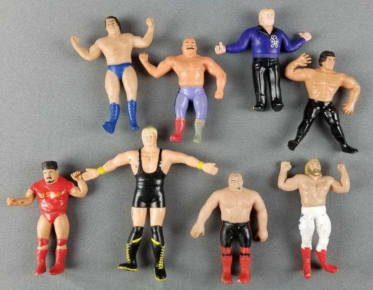 Group of 8 WWF LJN wrestling action figures - Matthew Bullock Auctioneers