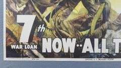 WW2 US treasury poster - Matthew Bullock Auctioneers