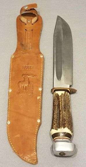 German fixed blade knife with sheath - Matthew Bullock Auctioneers