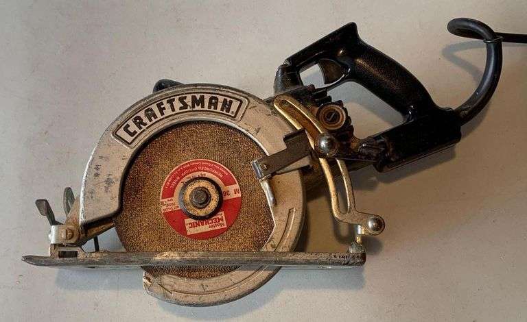 Craftsman worm drive circular saw - Matthew Bullock Auctioneers
