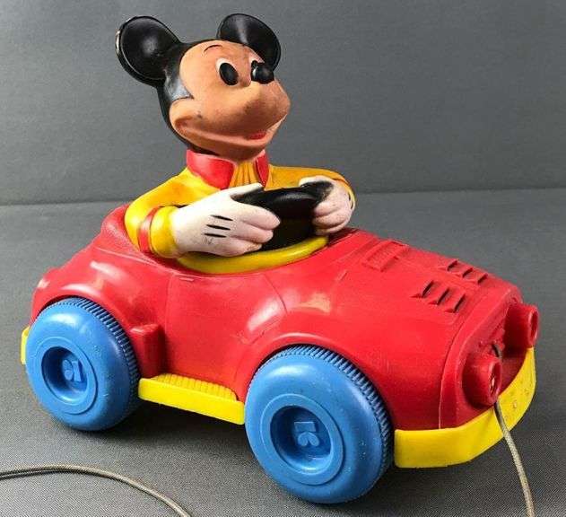 Kohner Walt Disney Mickey Mouse Pull Toy - Matthew Bullock Auctioneers